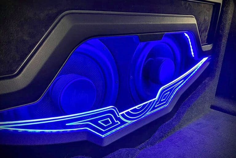 Acrylic and Glass Accent the Coolest Car Audio Installations