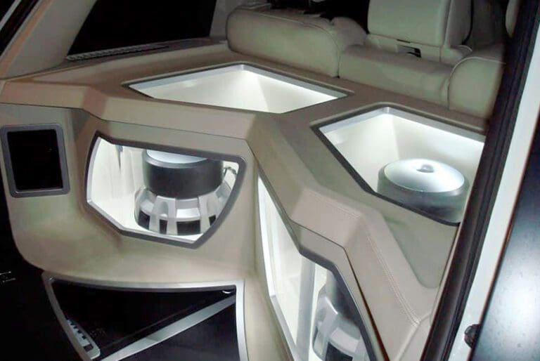 Acrylic and Glass Accent the Coolest Car Audio Installations