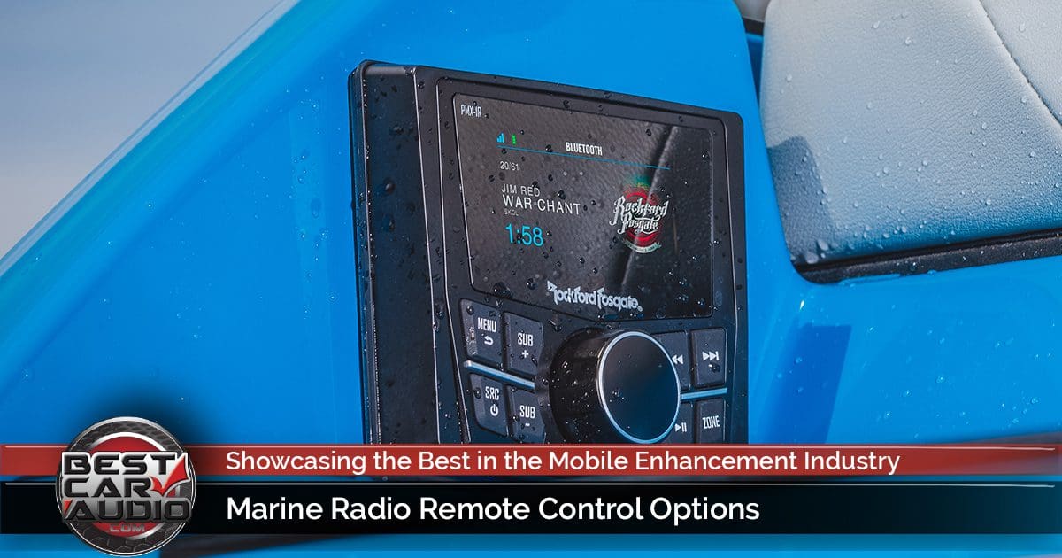 Marine Radio Remote Control Options