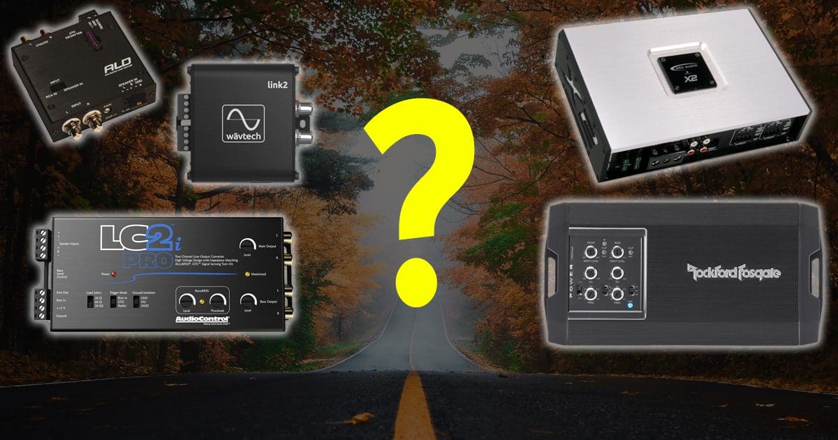 Line Output Converter – Stand-Alone or Amp Built-In?