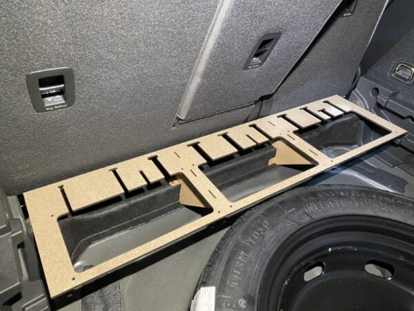 Pinnacle Autosound Audi Q3 Amp Rack and Subs
