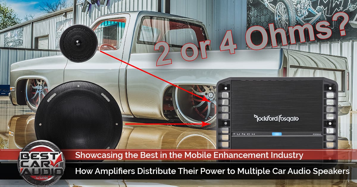 How Amplifiers Distribute Power to Multiple Car Audio Speakers