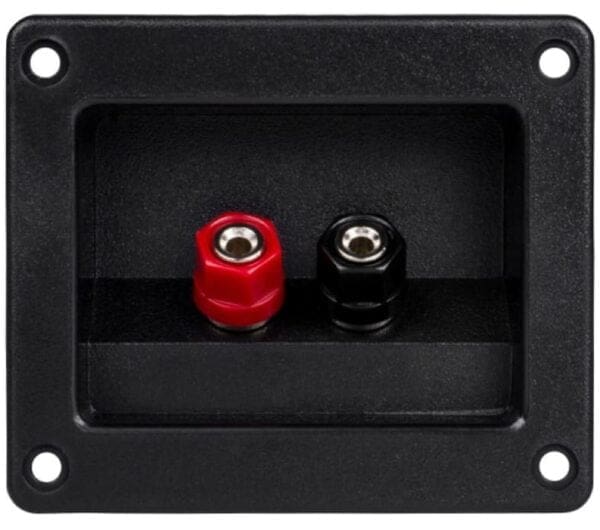 Subwoofer Enclosure Terminals Cups and Connections