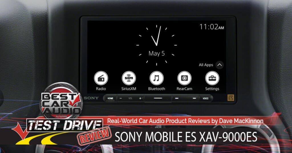 Test Drive Review: Sony XAV-9000ES