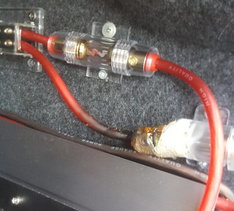 Understanding Melted Wire Connections in Car Audio Systems