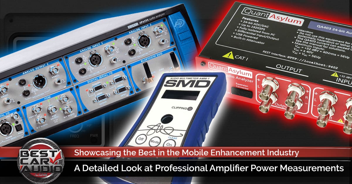 Understanding Professional Car Audio Amp Power Measurements