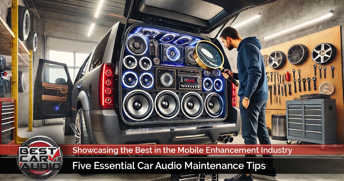 Five Essential Car Audio Maintenance Tips