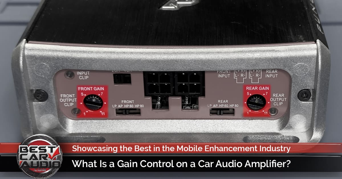 Understanding Your Car Audio Amplifier’s Gain Control