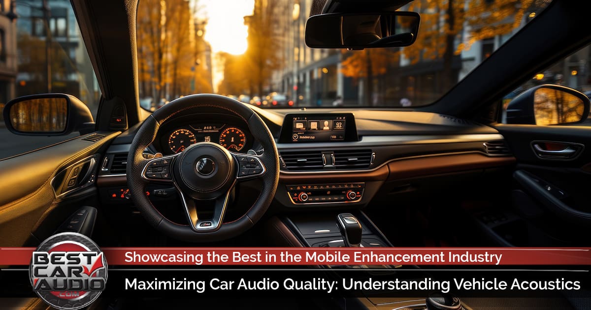 How Vehicle Acoustics Impact Car Audio Performance