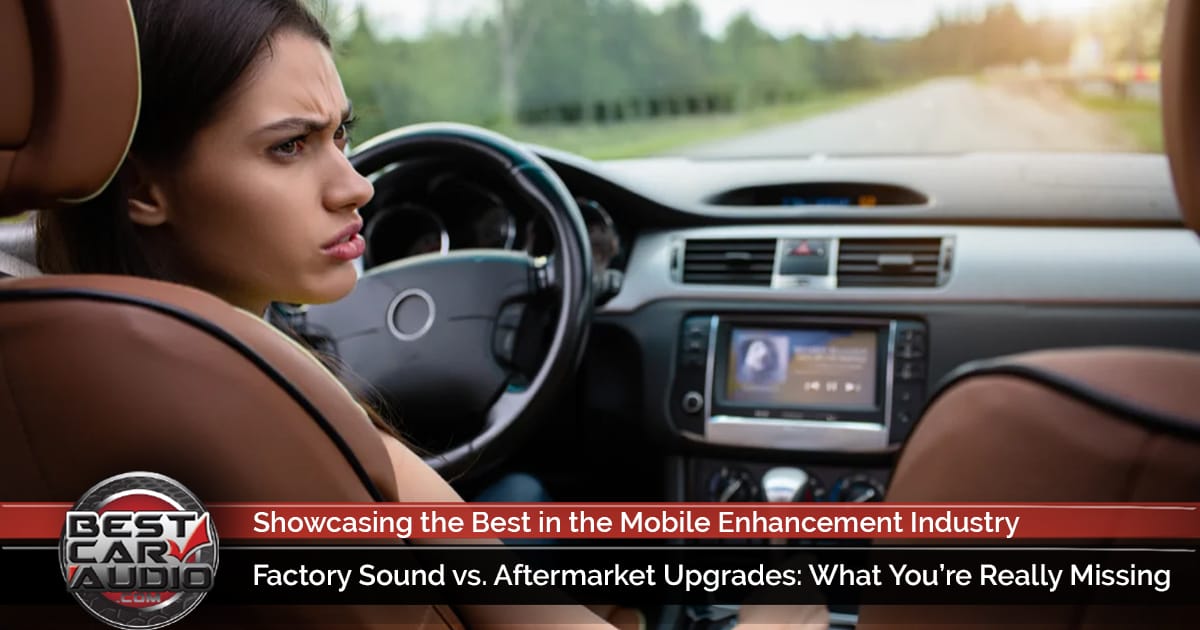 Factory Sound vs. Aftermarket Upgrades: What You’re Really Missing