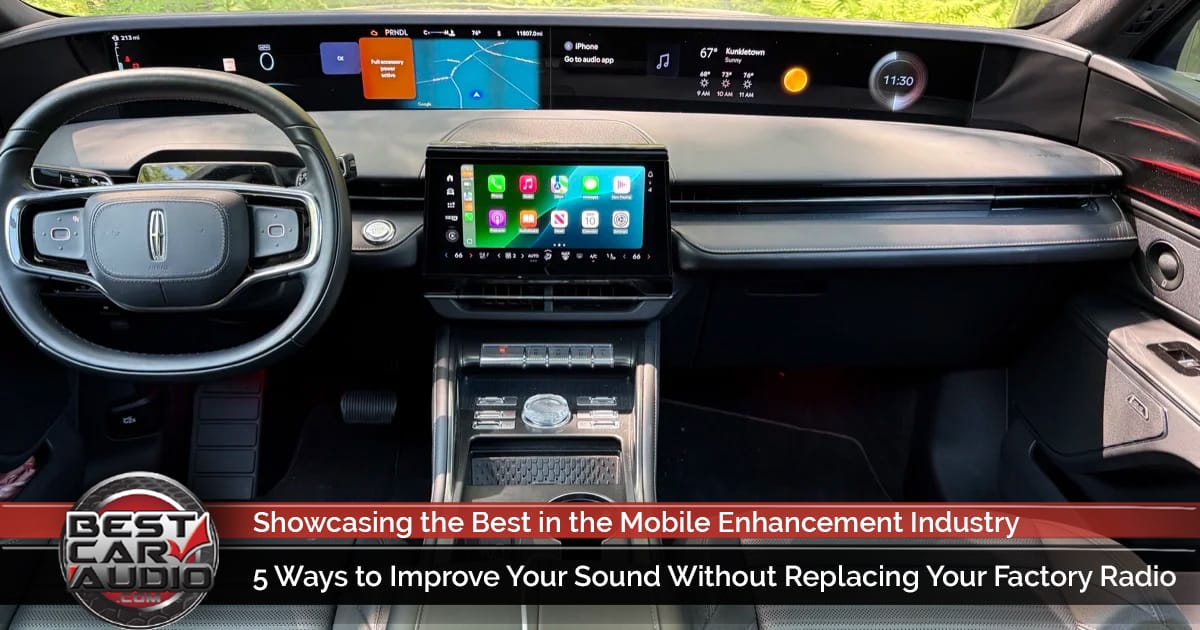 Boost Your Factory Stereo’s Performance with These 5 Easy Car Audio ...
