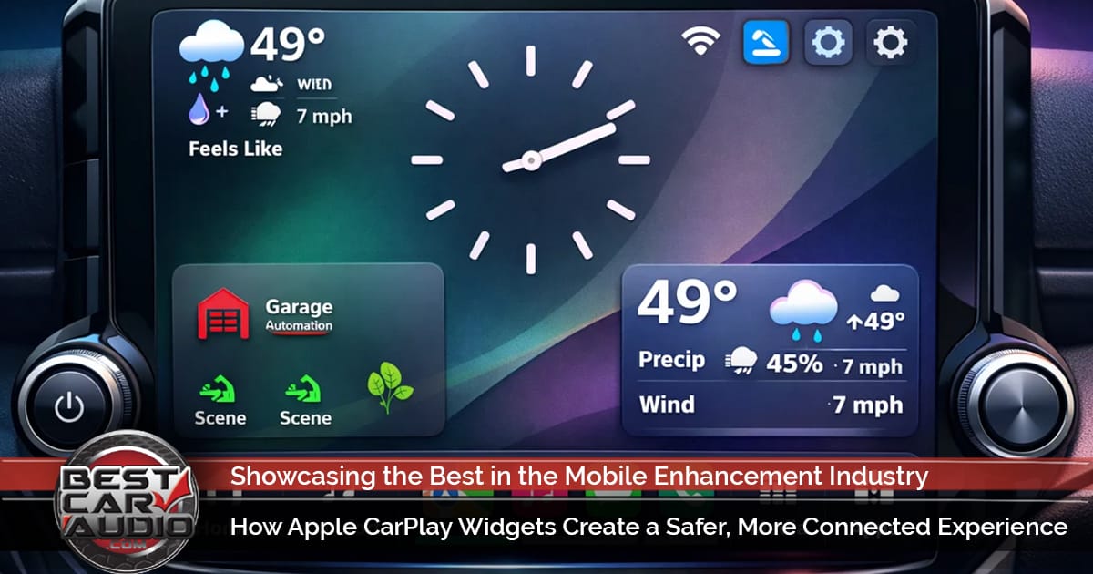 Apple CarPlay Widgets Reduce Distraction and Improve Efficiency